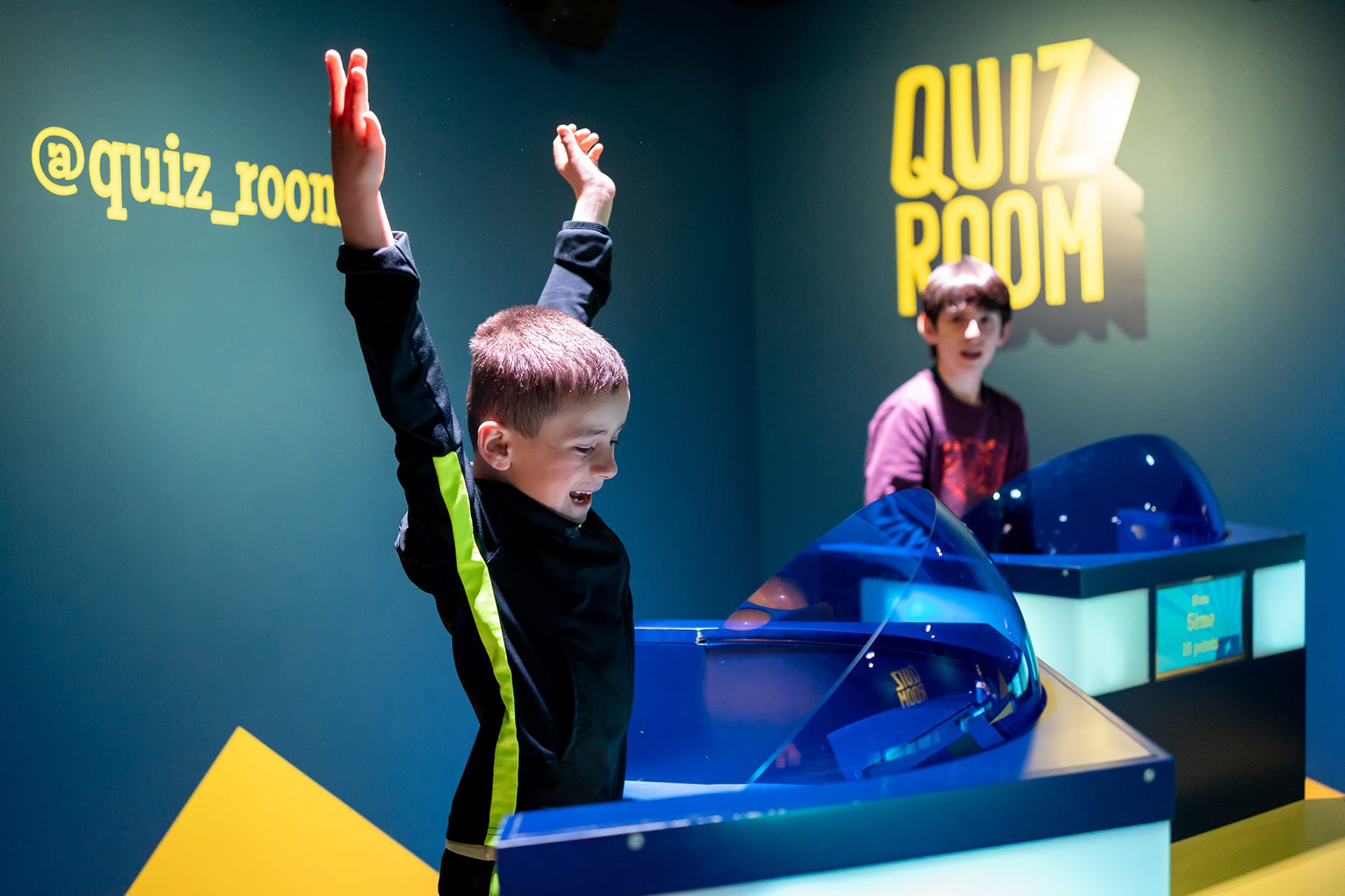 Challenge yourself in Quiz Room at Game Parc