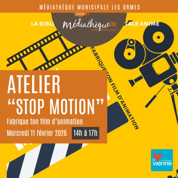 Atelier "Stop motion" : fabrique ton film d'animation ! | Tourisme Vienne